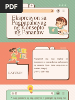 Expressions Column Writing Filipino | PDF