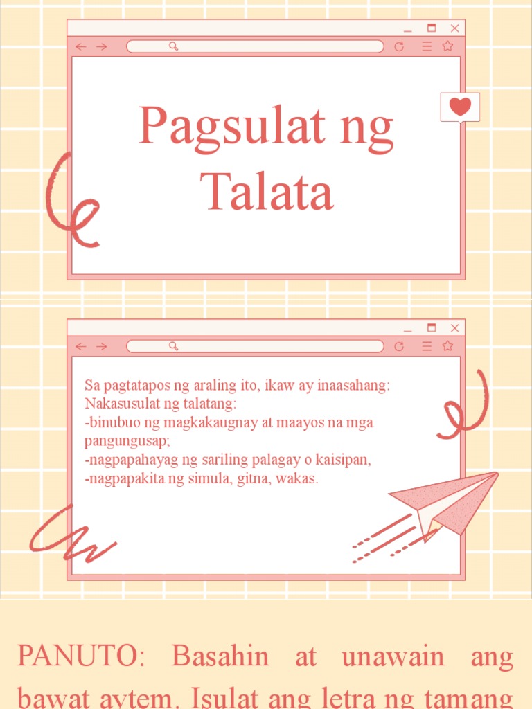 Pagsulat NG Talata | PDF