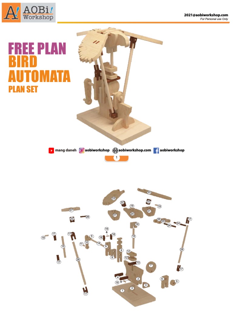 Bird Automata Free Plan Qay4zk | PDF