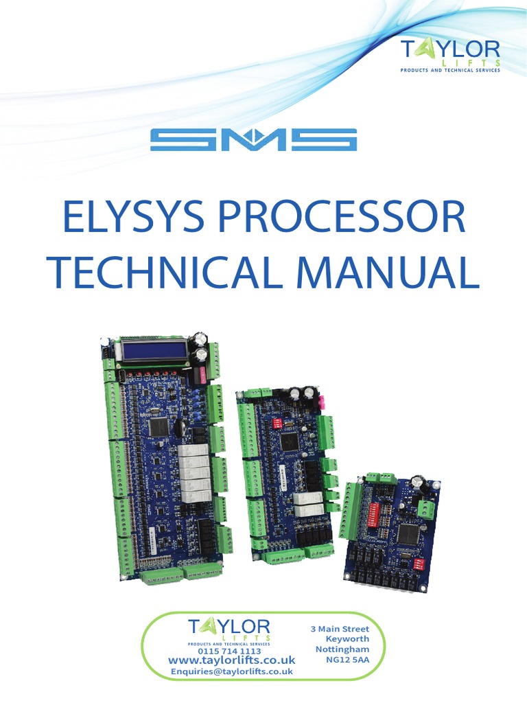 Elesys Manual 200420 | PDF | Elevator | Menu (Computing)