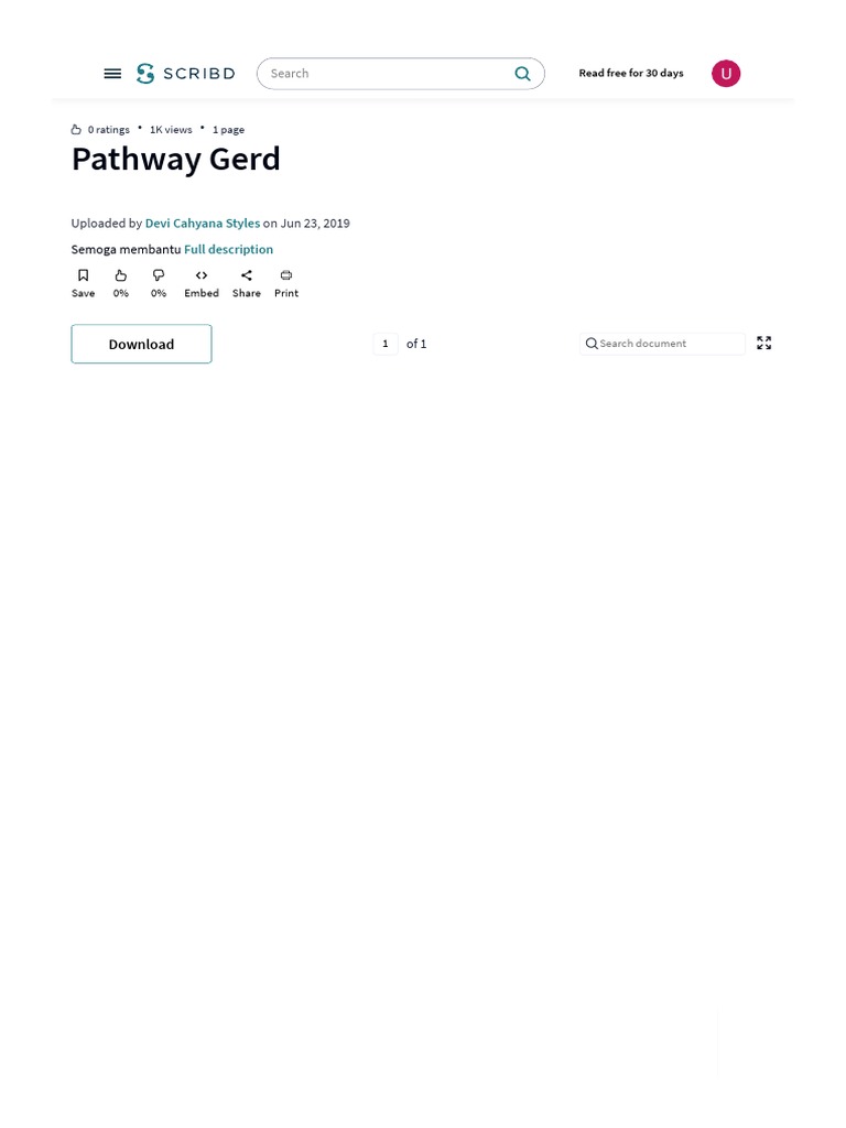 Pathway Gerd PDF | Download Free PDF | Scribd | Electronic Publishing