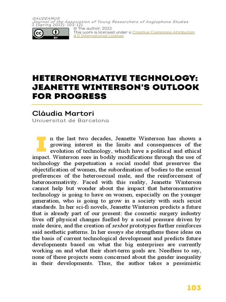 Heteronormative Technology Jeanette Wint | Download Free PDF | Sexism | Gender