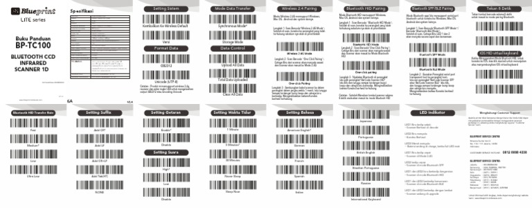 Panduan Setting Scanner Barcode | PDF
