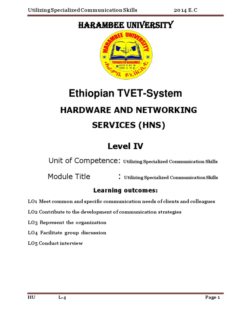 ICT ITS4 14 0811 Utilize Specialized Communication Skills | PDF ... ICT ITS4 14 0811 Utilize Specialized Communication Skills | PDF ...