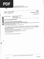 Bgcse Maths Pp3 2022 | PDF | Mathematics | Elementary Mathematics