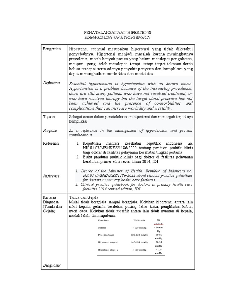 Penatalaksanaan Hipertensi | PDF | Pengembangan Diri | Sains & Matematika
