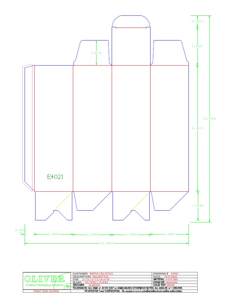 E4021 10/27/2020 16oz BOTTLE 0.018 SBS Horizontal Almeida Midiri Maple ...