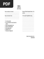 NITA Application - Form 1 | PDF