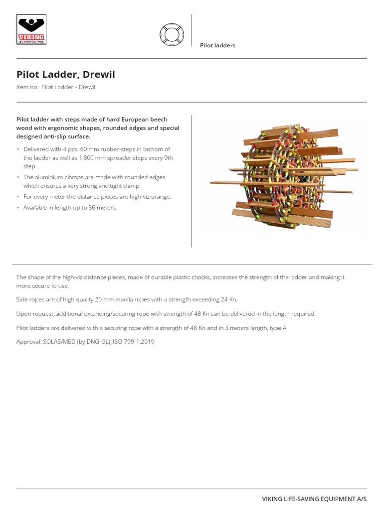 Ergonomic Pilot Ladder with Anti-Slip Steps | PDF | Science ...