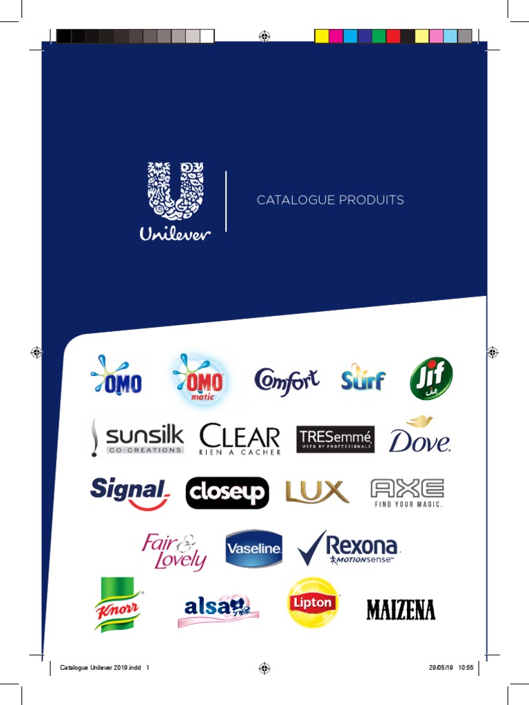 Catalogue des Produits Unilever 2019 | PDF | Hygiène personnelle ...