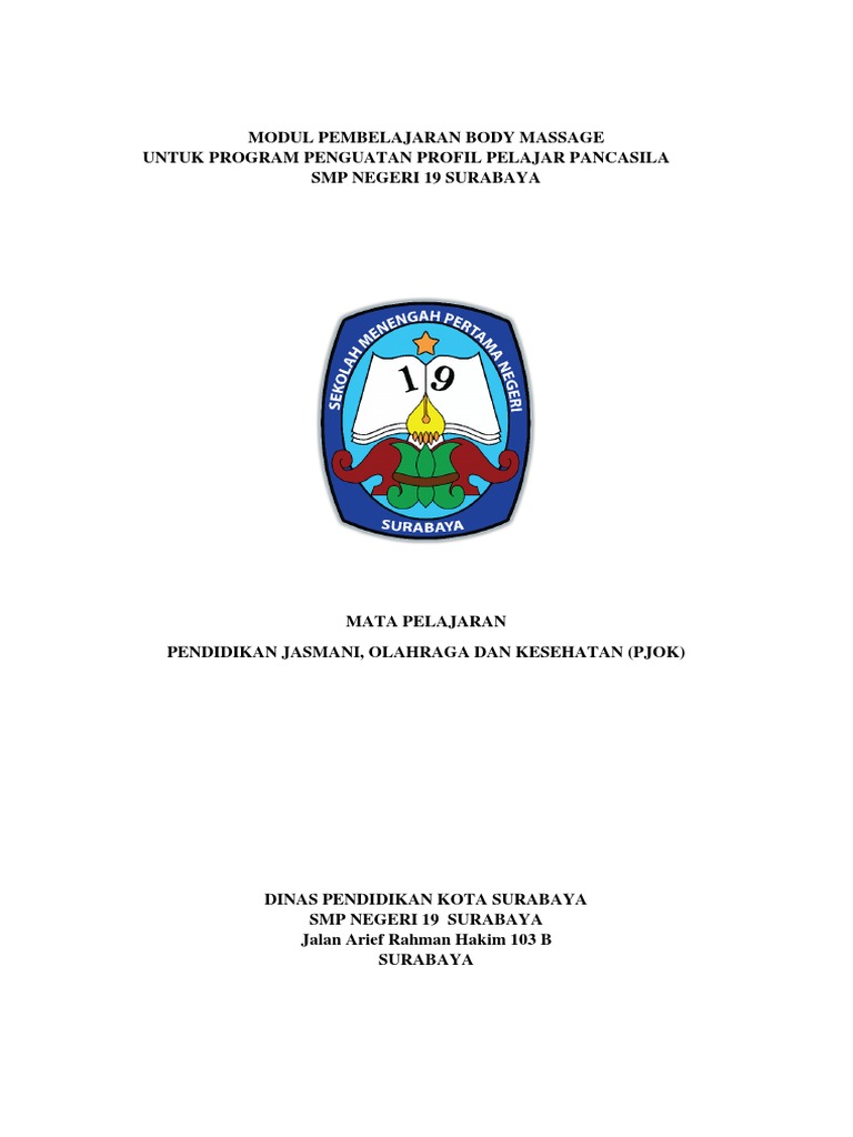 Modul Body Massage Mapel Pjok | PDF
