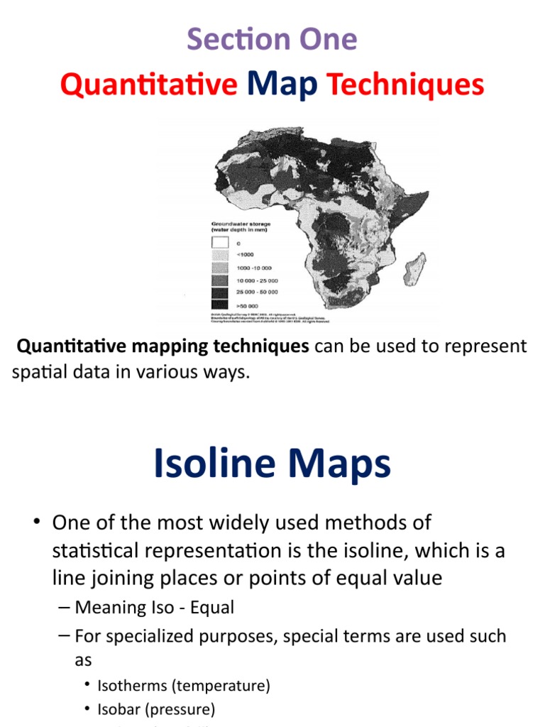 Quantitative Map Techniques-1 | PDF