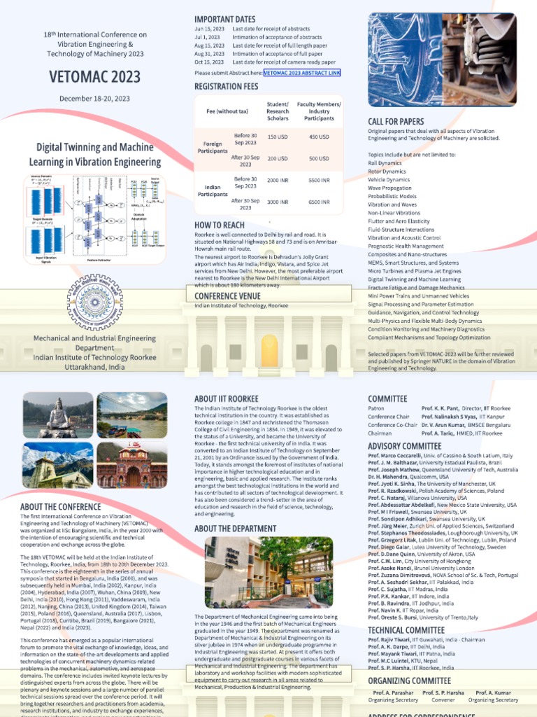 Vetomac 2023 Iit Roorkee | PDF | Physical Sciences | Engineering