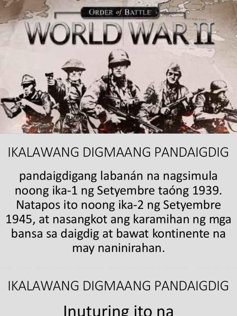 IKALAWANG DIGMAANG PANDAIGDIG | PDF