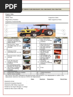 31 Tractor Monthly Inspection Checklist | PDF