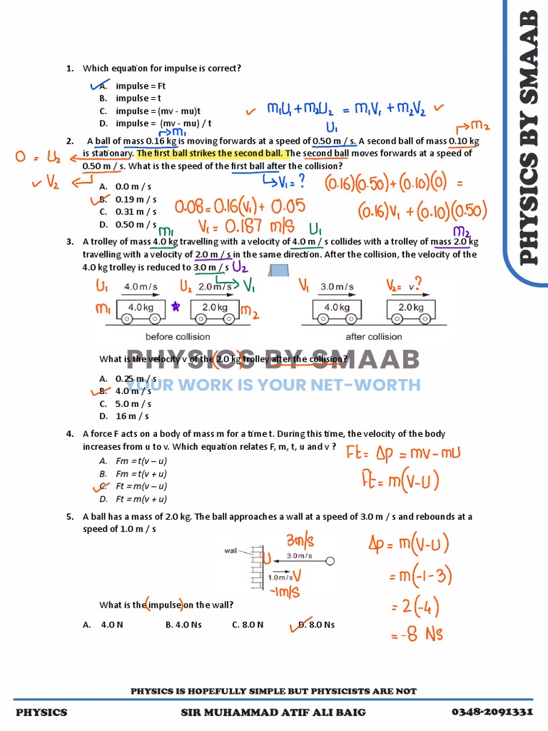 Momentum Physics | PDF
