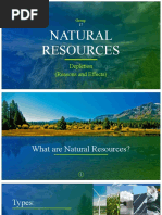Overview of Natural Resources Management | PDF