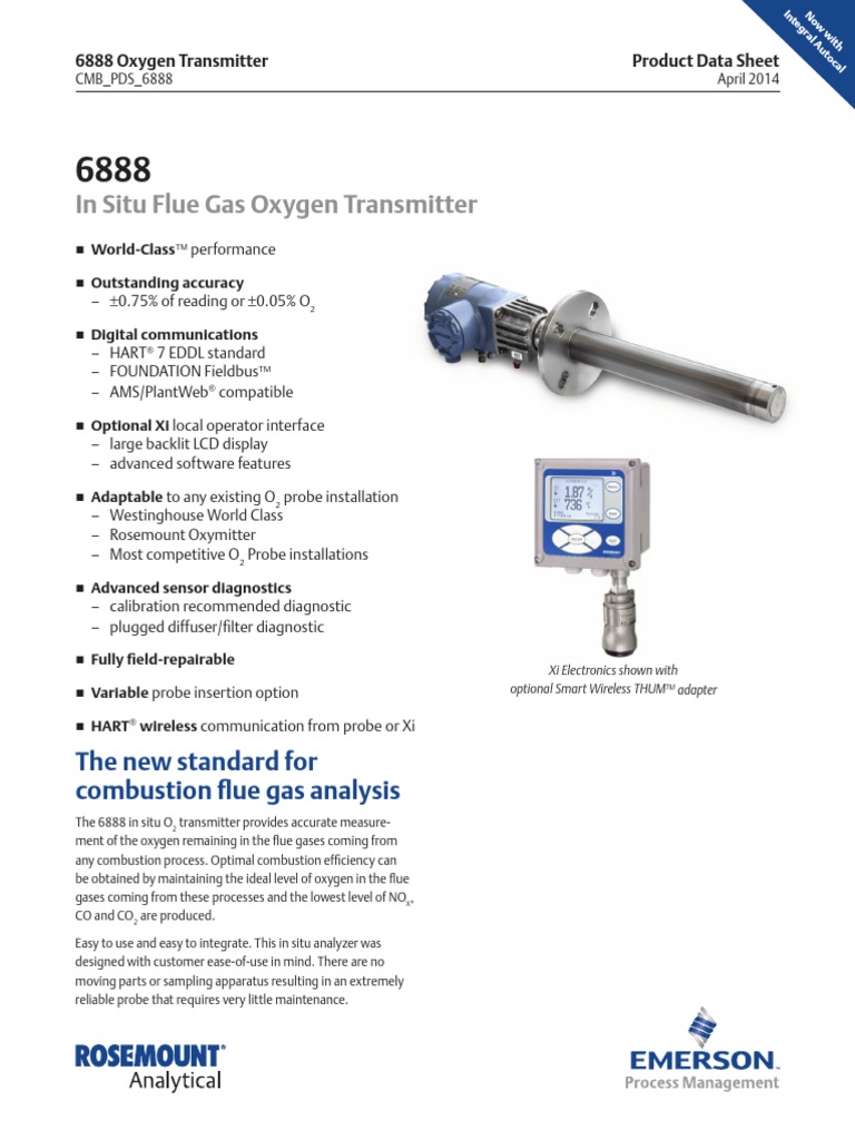 product-data--6888-in-situ-flue-gas-oxygen-transmitter-1-data | PDF