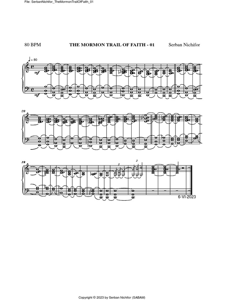 Serban Nichifor: The Mormon Trail of Faith | PDF