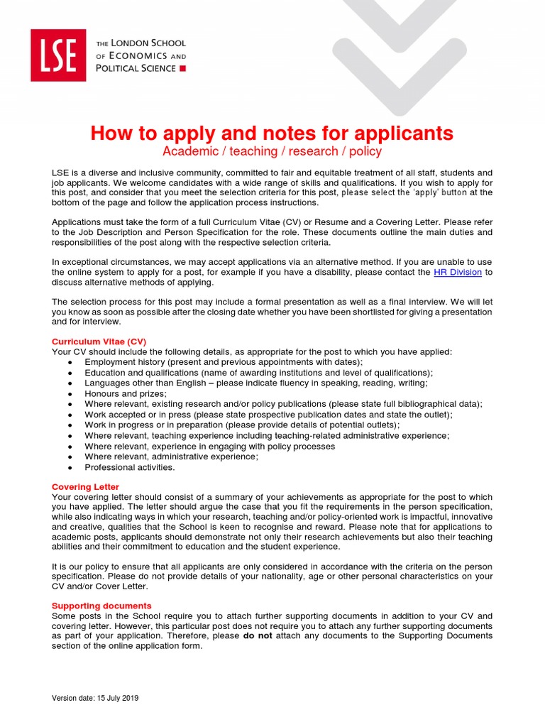 How To Apply | PDF | Résumé