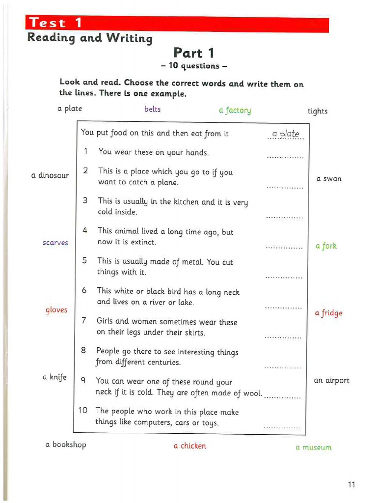 Reading 6º Unit 4 | PDF