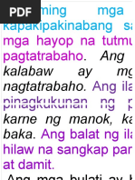 Mga Hayop Sa Paligid | PDF