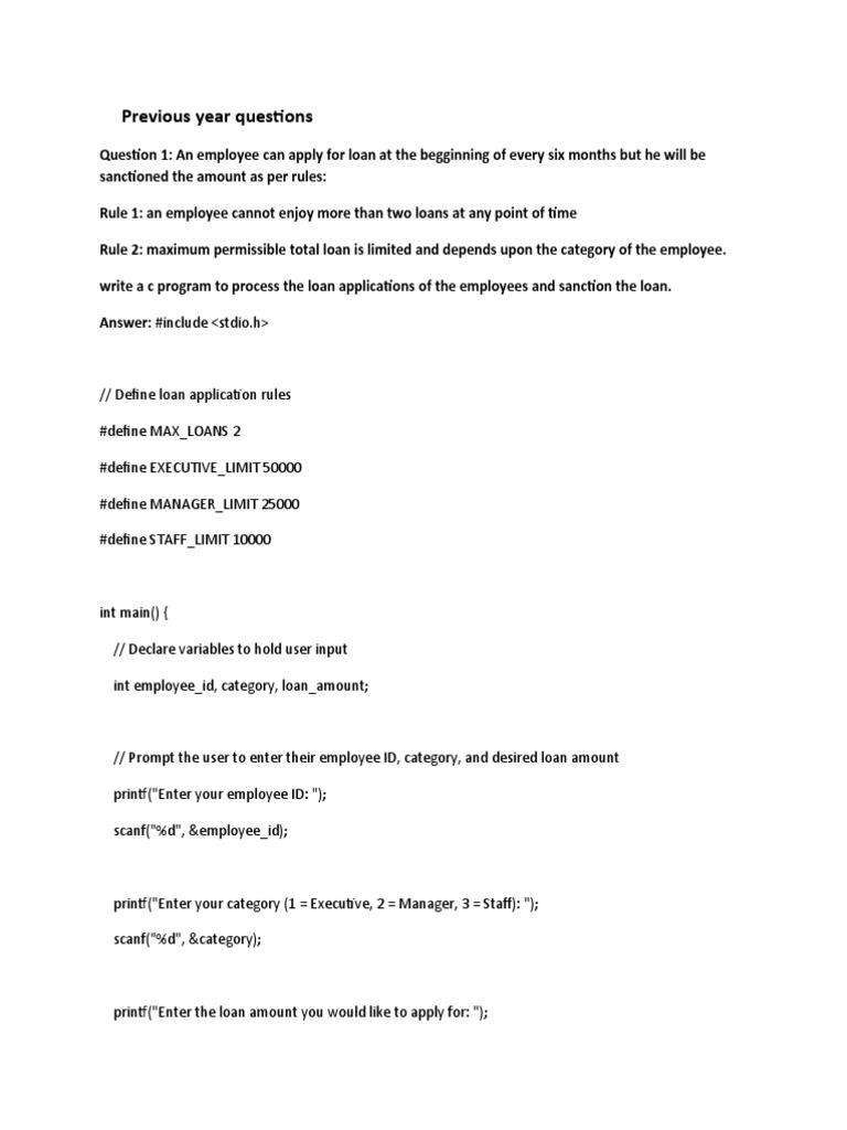 Pps Question | PDF | Computer Program | Programming