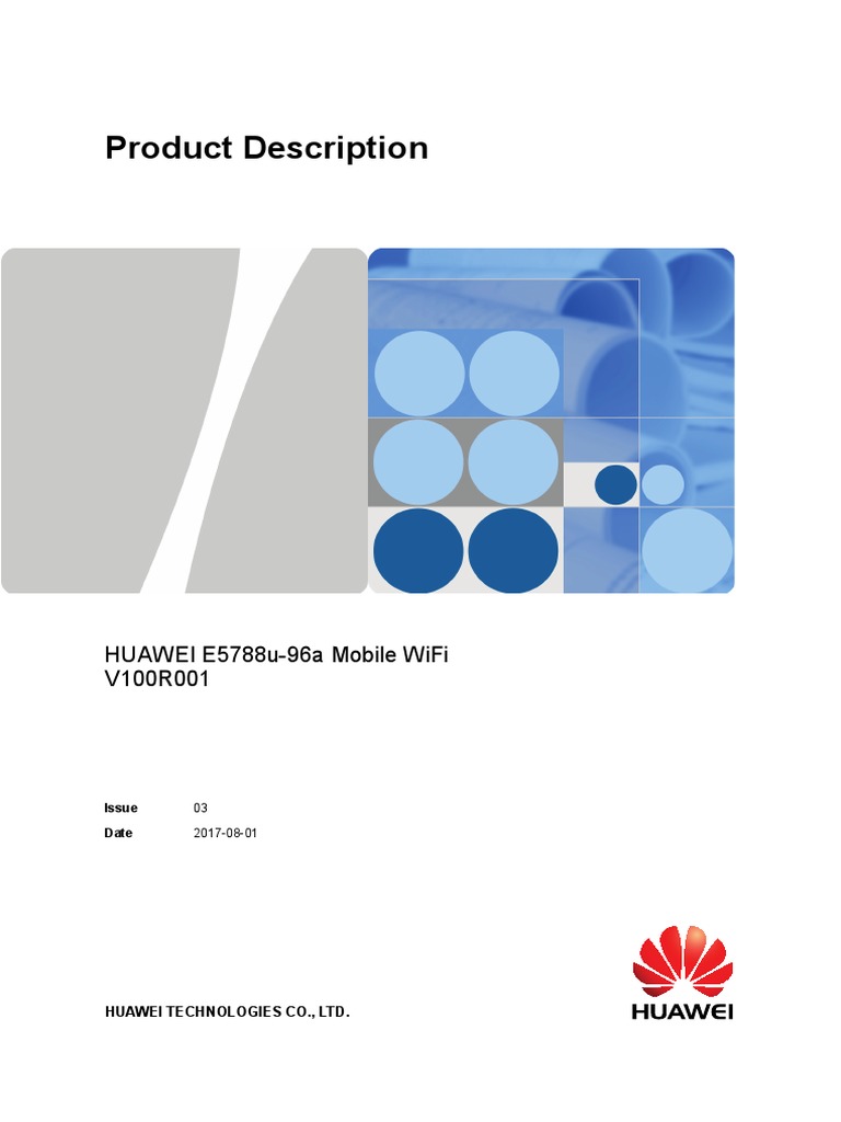 Huawei E5788u 96a Mobile Wifi Specs Datasheet | PDF | High Speed Packet ...