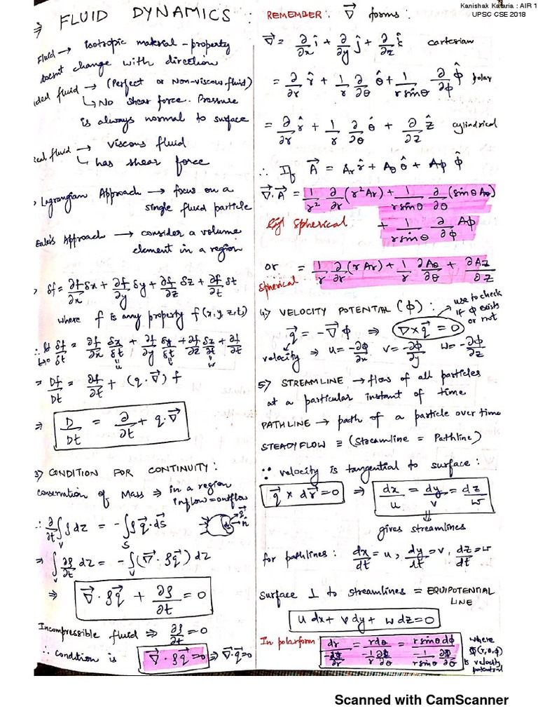 Fluid Dynamics | PDF