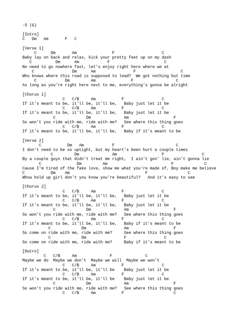Bebe Rexha - Meant To Be | PDF