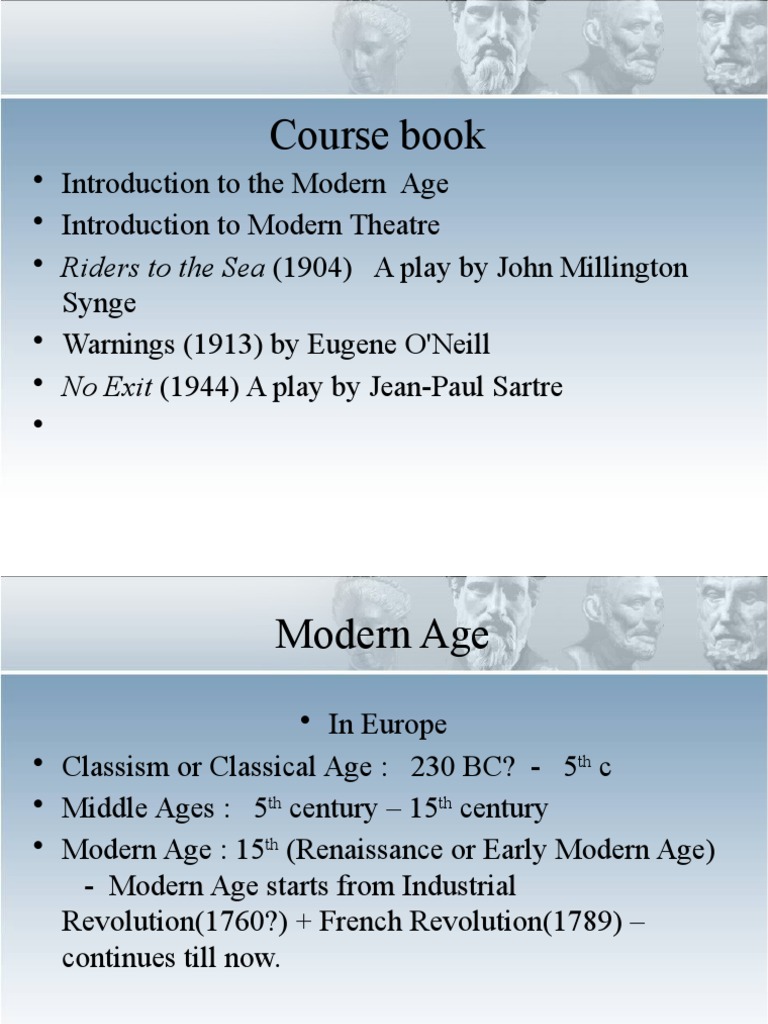 2nd - Intro To The Modern Age | PDF | Realism (Arts) | Modernism