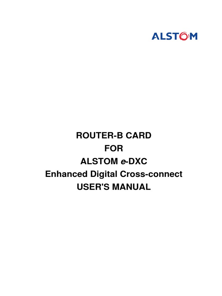 eDXC RTB v4 M | PDF | Router (Computing) | Port (Computer Networking)