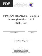 LAS - RESEARCH - 1 (Grade-7) - MELC - 3 - Q2 - Week-3 | PDF | Learning | Curriculum