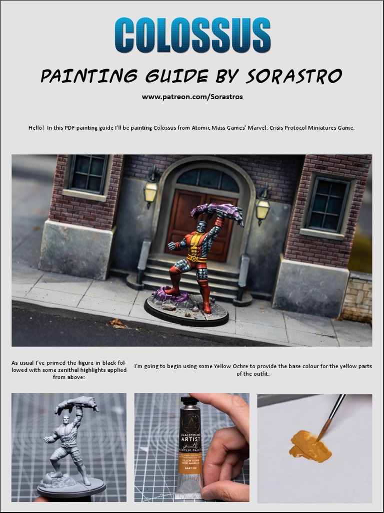 Colossus Painting Guide PDF | PDF | Yellow | Color