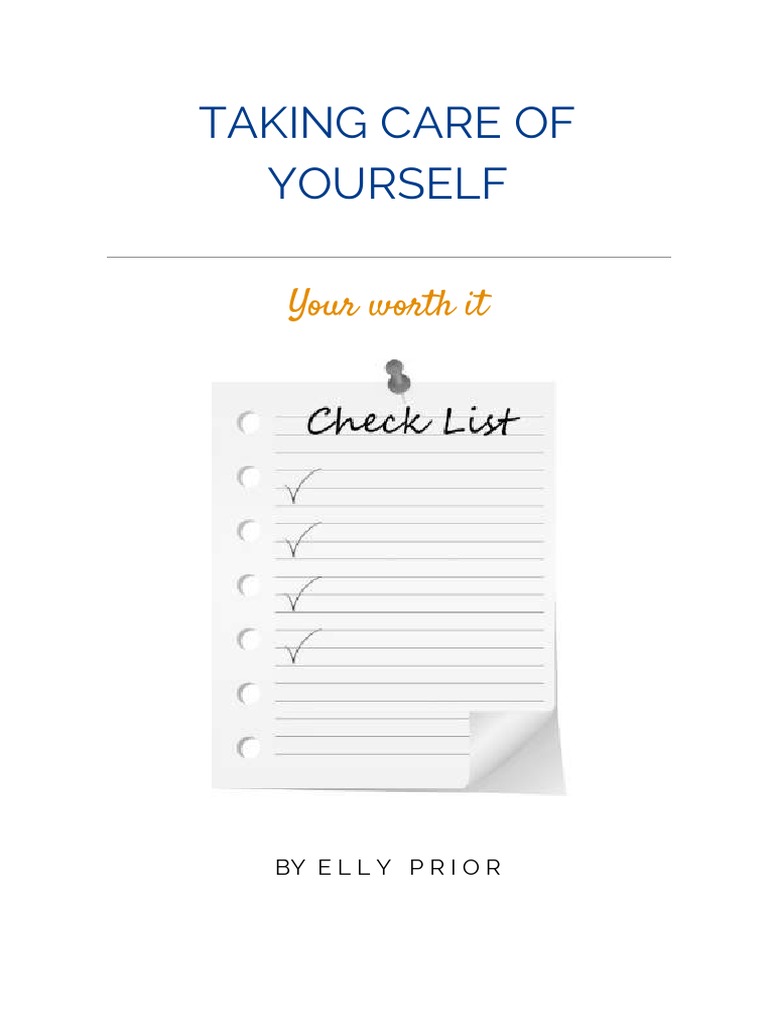 Worksheet Taking Care of Yourself | PDF
