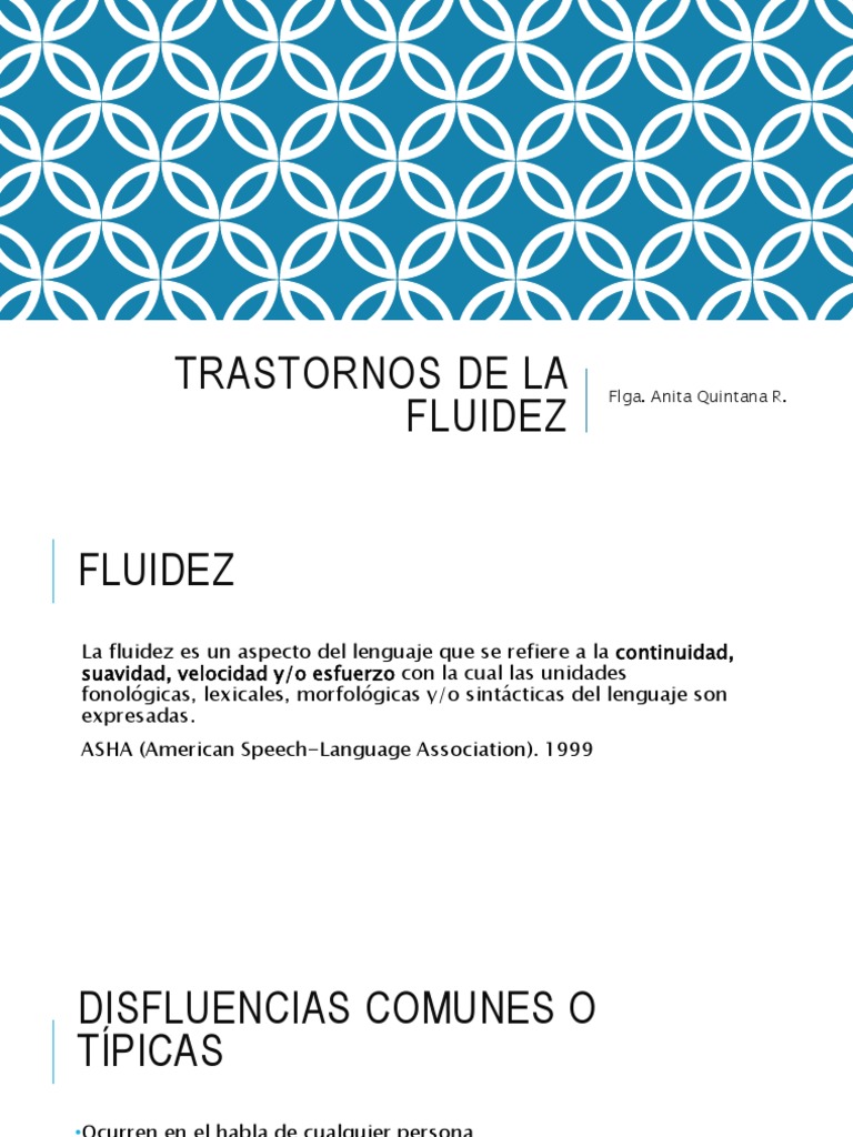 Tipos y características de disfluencias | PDF | Tartamudeo | Palabra