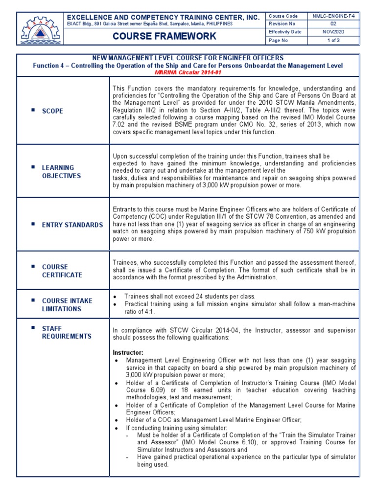 A - Course Framework | PDF | Simulation | Teachers