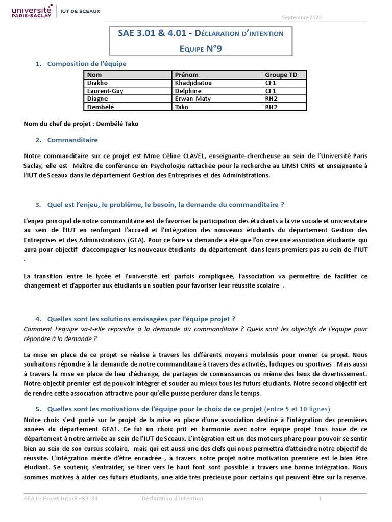 Equipe9-Di VF | PDF | Évolution de carrière
