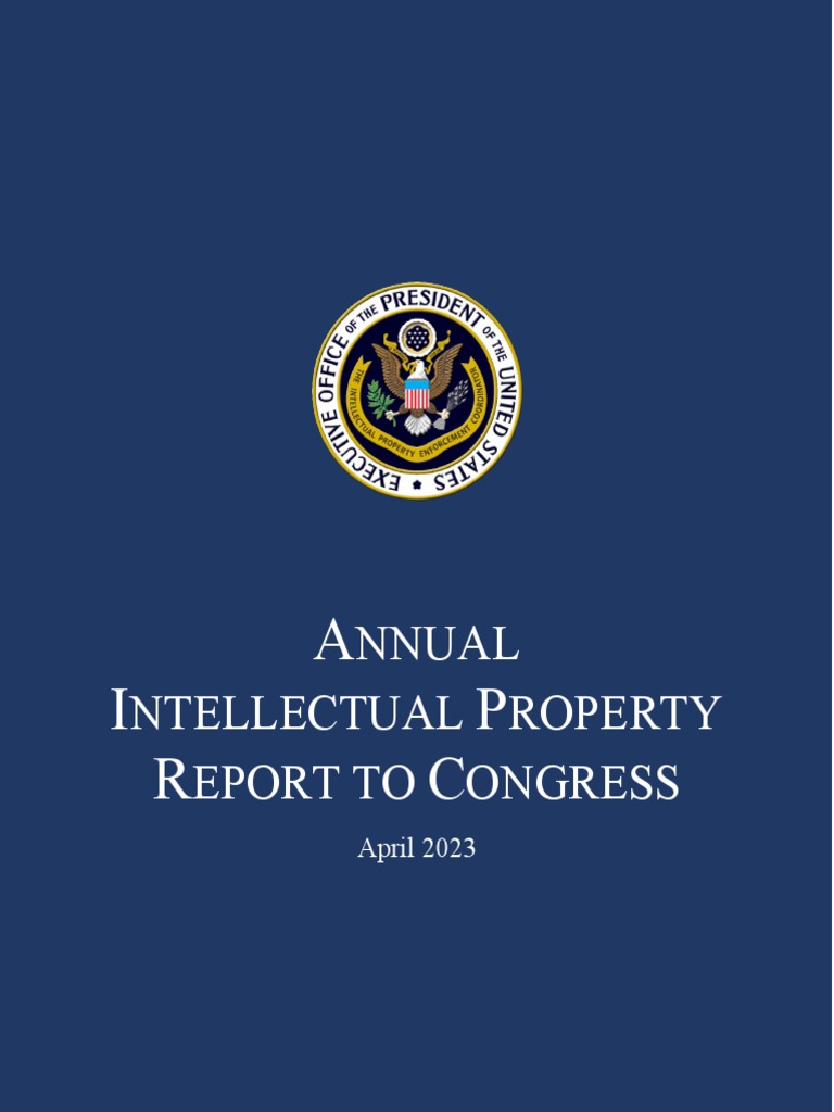 FY22 IPEC Annual Report - Final | PDF | Intellectual Property | Trademark