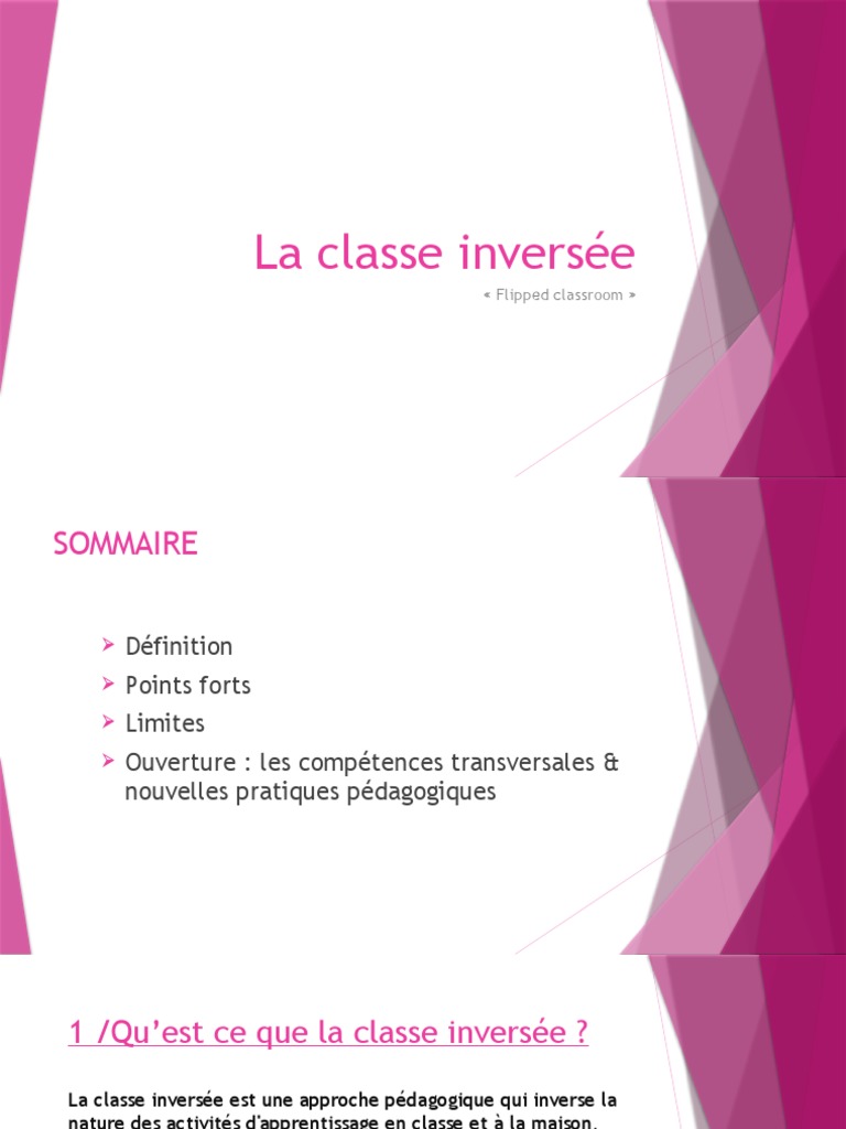 La Classe Inversée | PDF | Pédagogie | Modification du comportement
