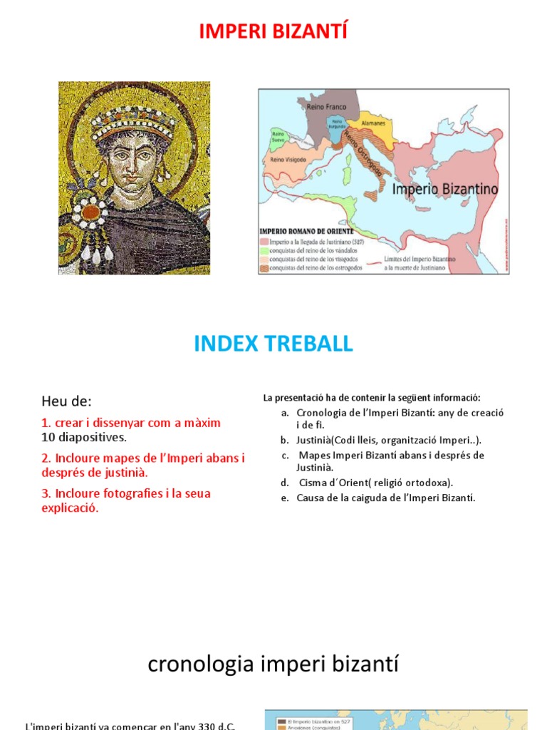 Index Treball Imperi Bizantí | PDF