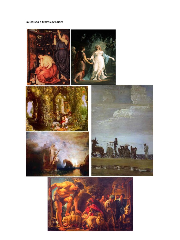 La Odisea y la Eneida en el Arte | PDF