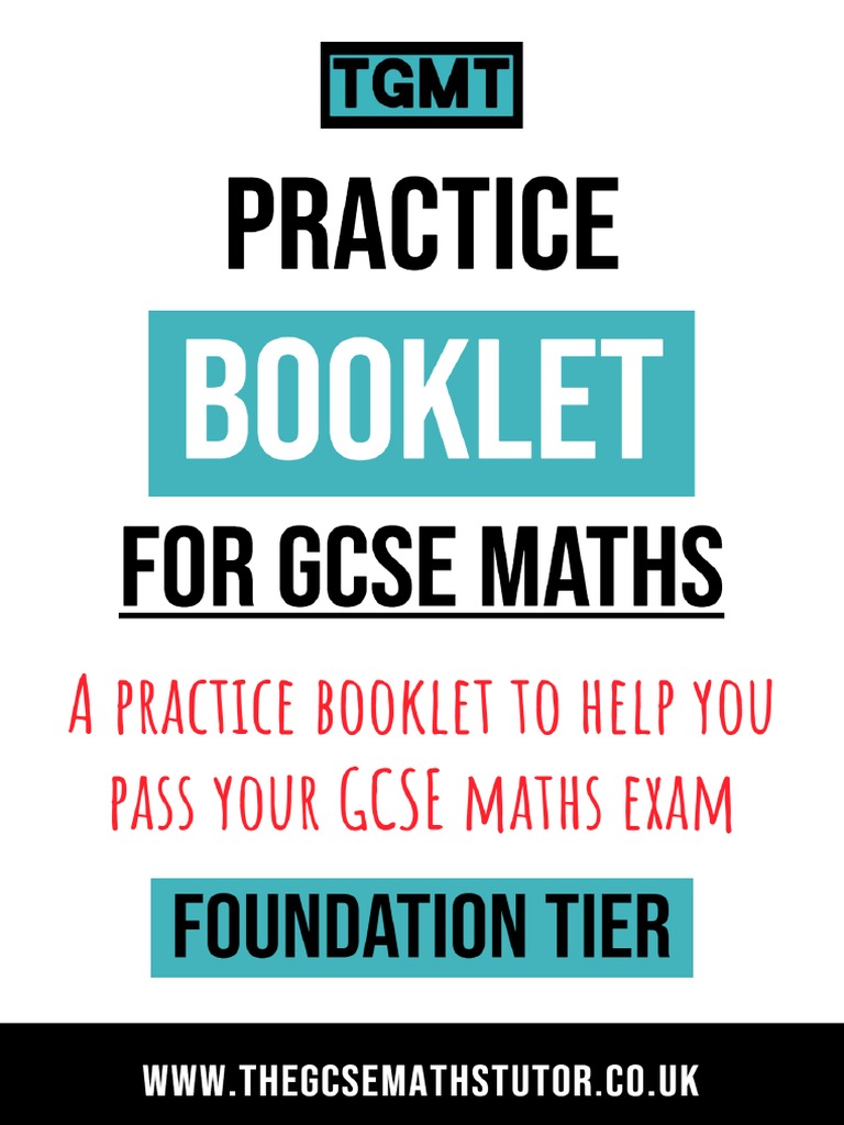 Set 2 Practice Booklet 3 Foundation (Calculator) | PDF