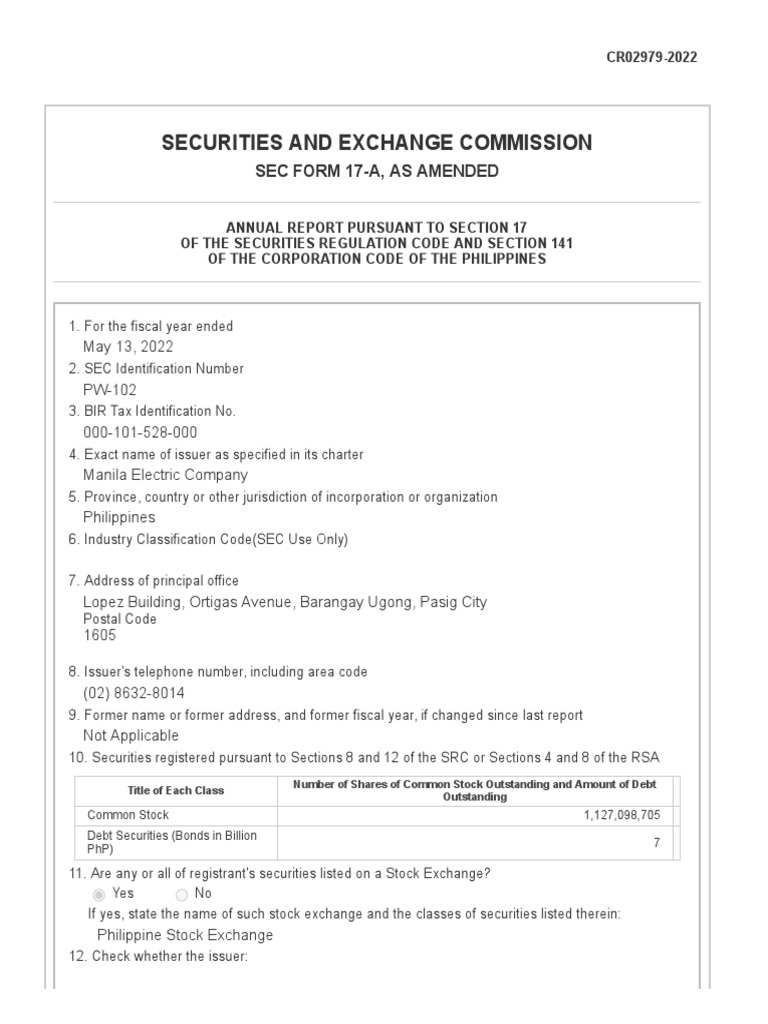 2022 MER Annual Report | Download Free PDF | Securities (Finance ...