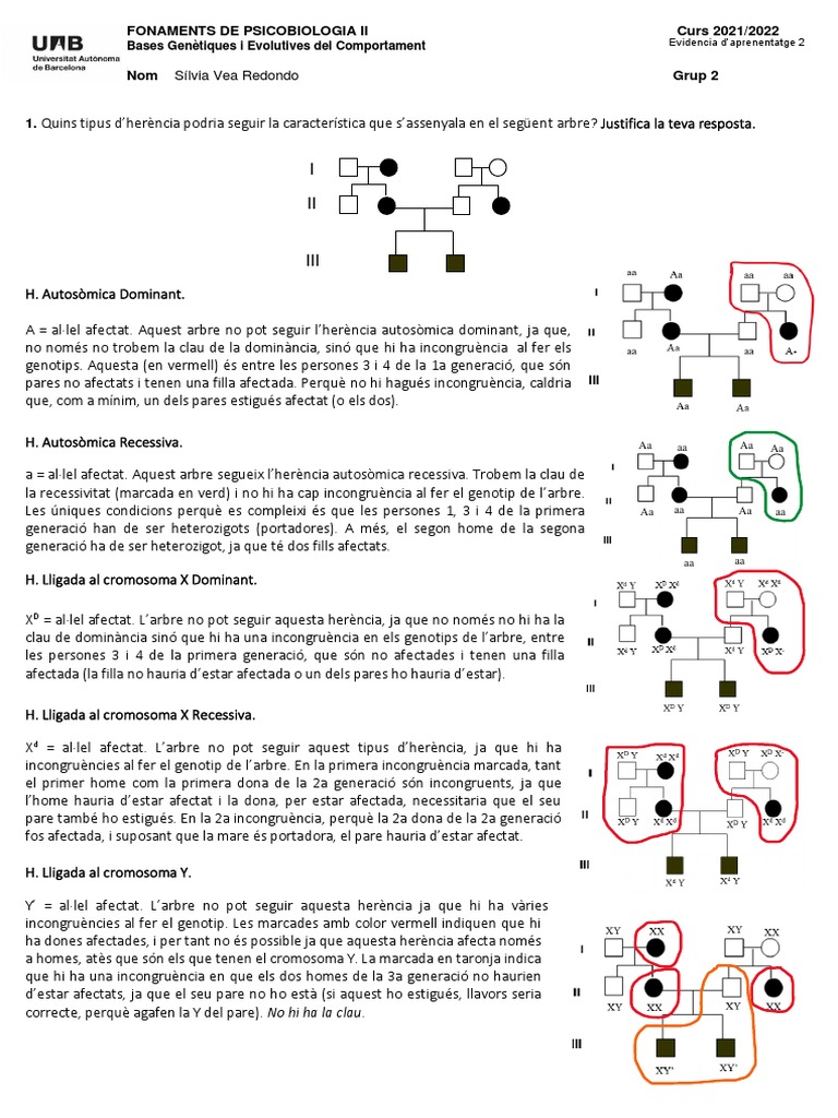 Prova Arbres - Sílvia Vea | PDF