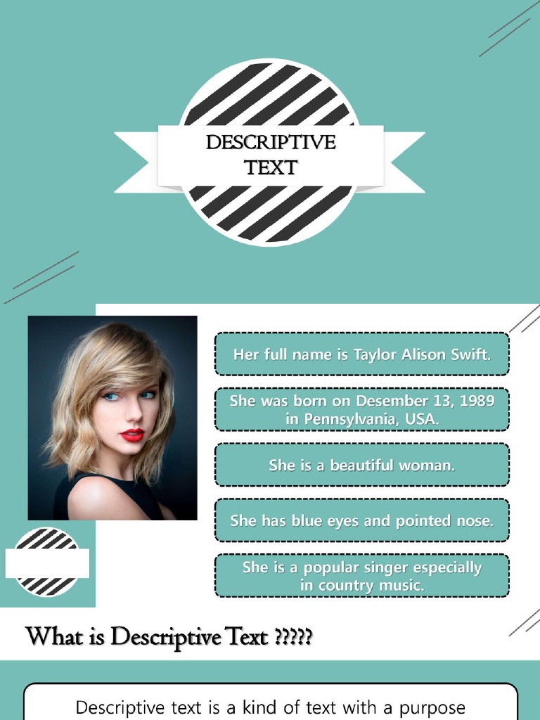 Descriptive Text Ppt Download | PDF