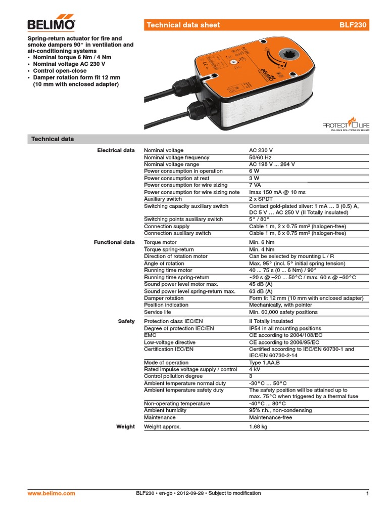 BLF230 en GB | PDF | Switch | Electric Motor