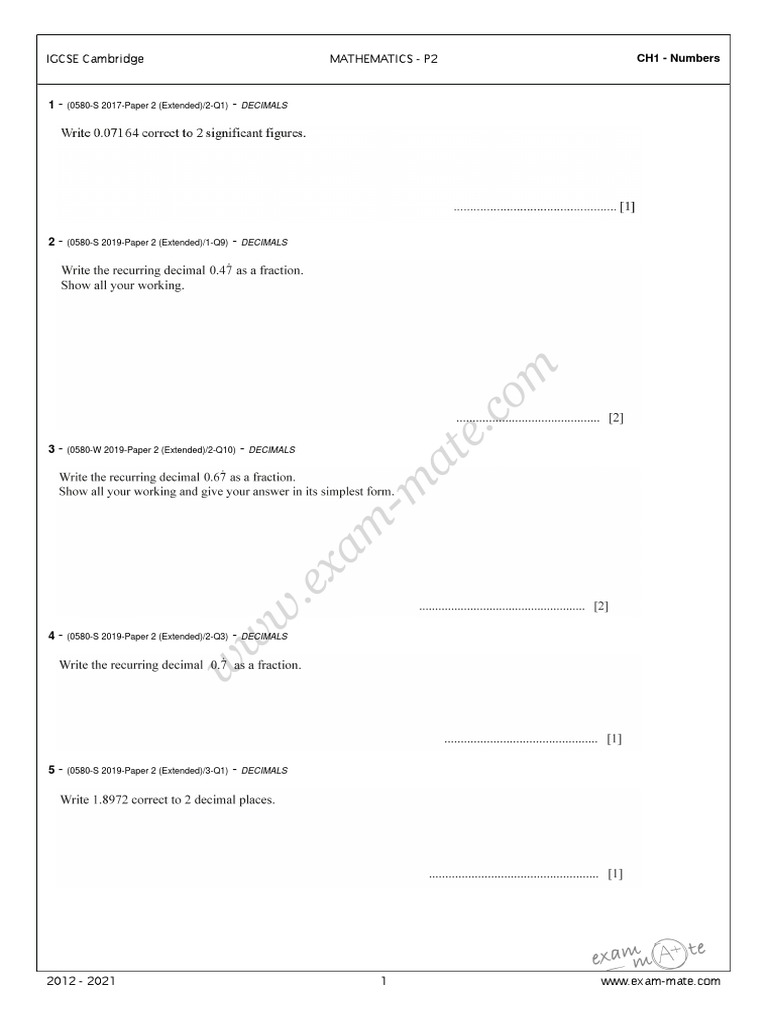 Y10 Extra Class Tutorial | PDF | Secondary Education | Student ...