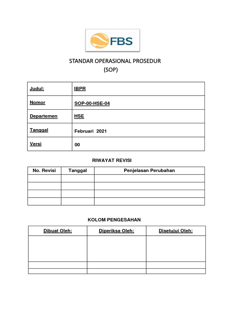 SOP-HSE-Manajemen Resiko | PDF