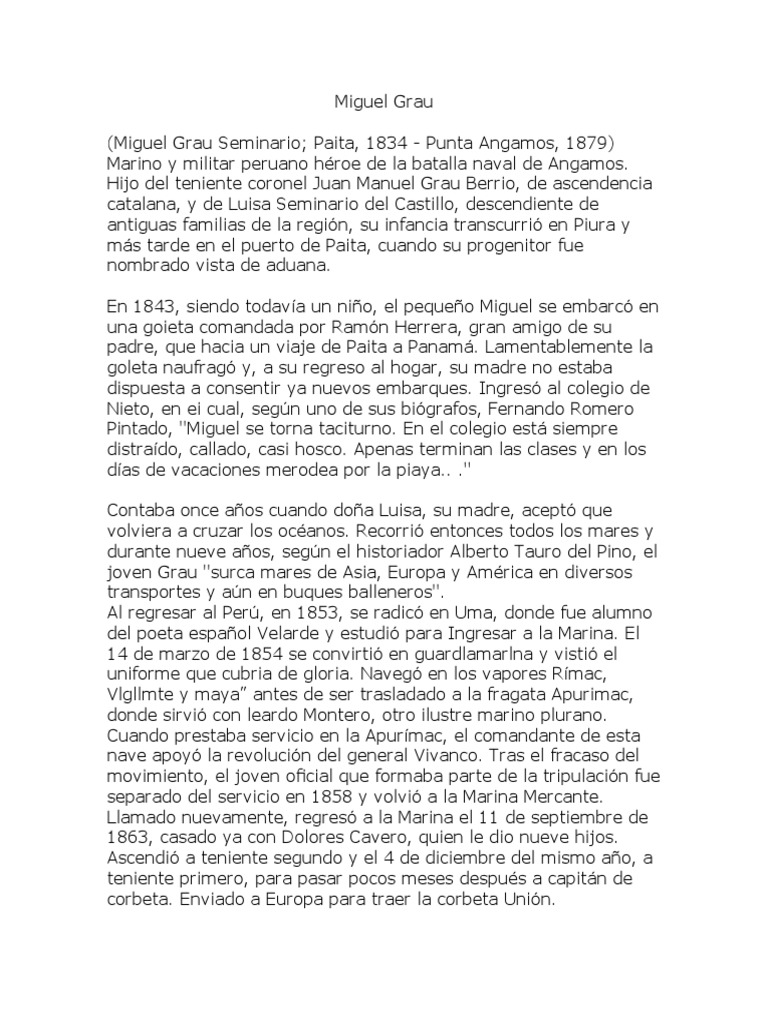 Ejemplo Biografía | PDF